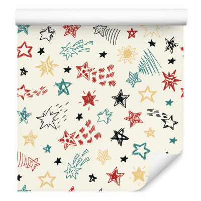 For Barn - Fargerike Stjerner – Tapetfabrikken